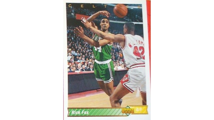 CARTE NBA BASKET BALL 1993 PLAYER CARDS RICK FOX (102) - Games and toys